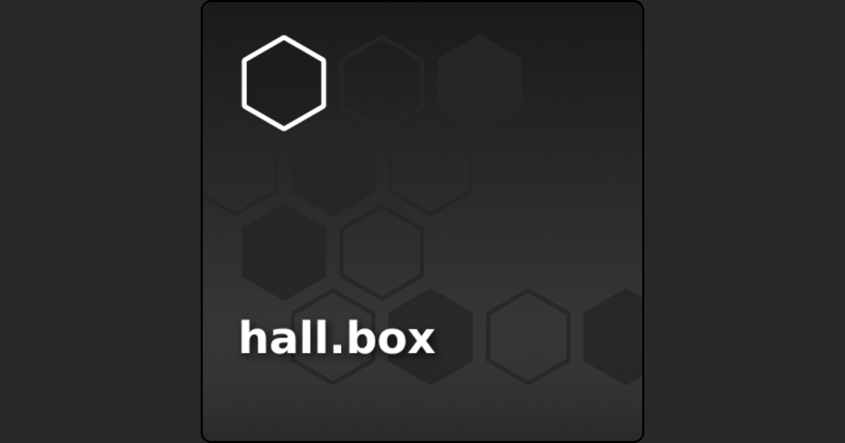 hall.box - Profile | .box